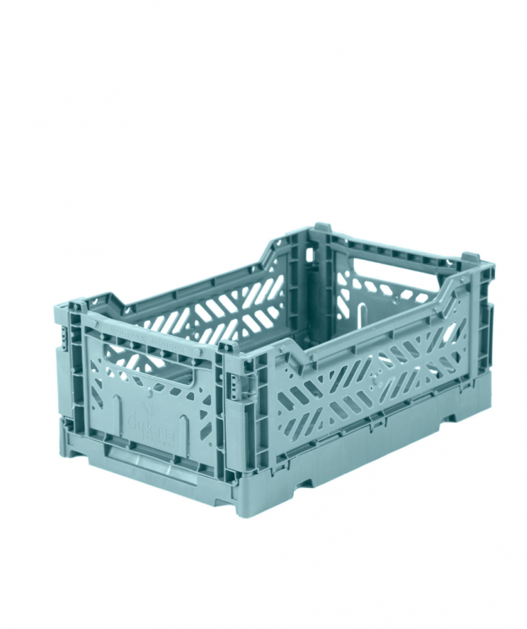 Mini Folding Crate - Teal - The Wonder Room
